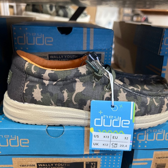 Hey Dude | Shoes | Hey Dude Youth Wally Musk Camodino | Poshmark